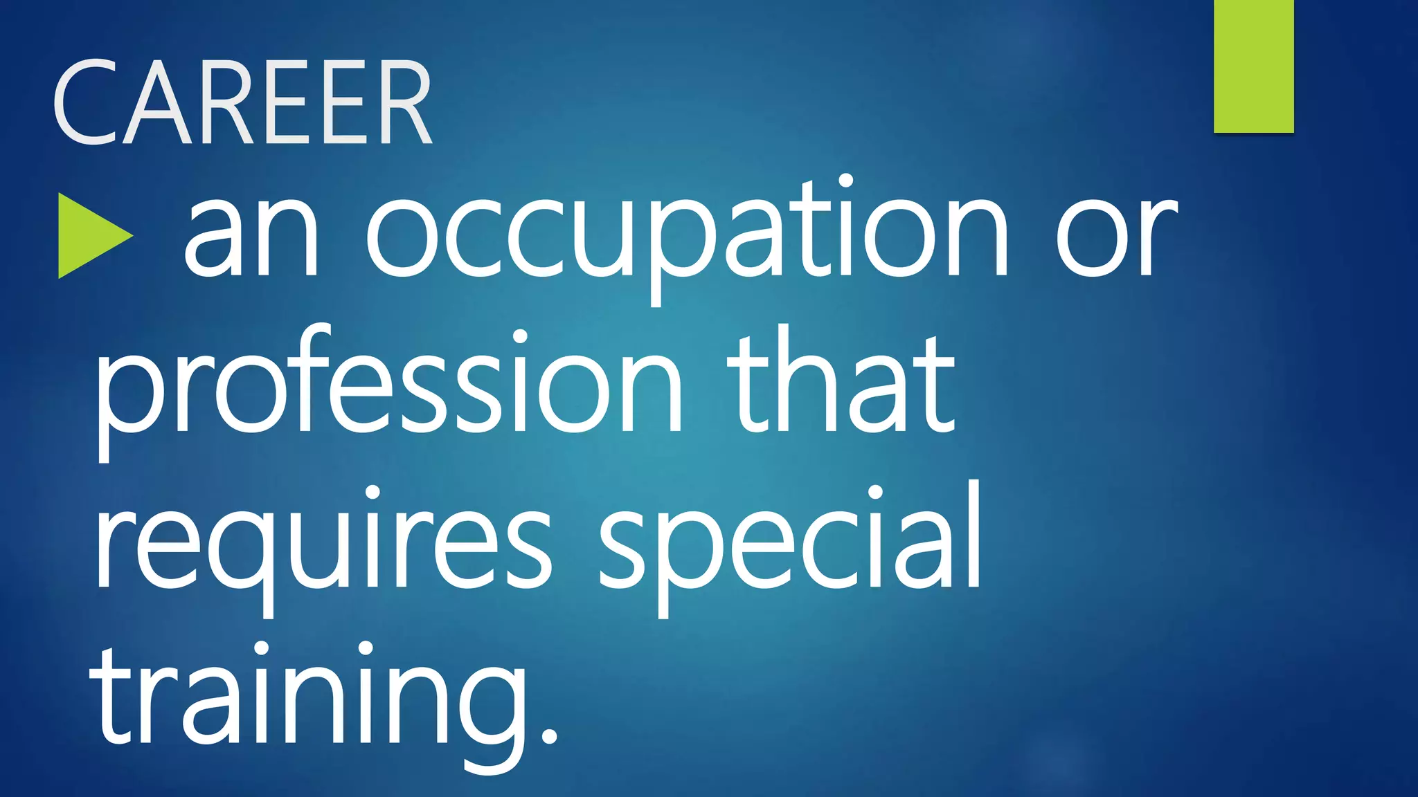 Planning for a health career | PPTX