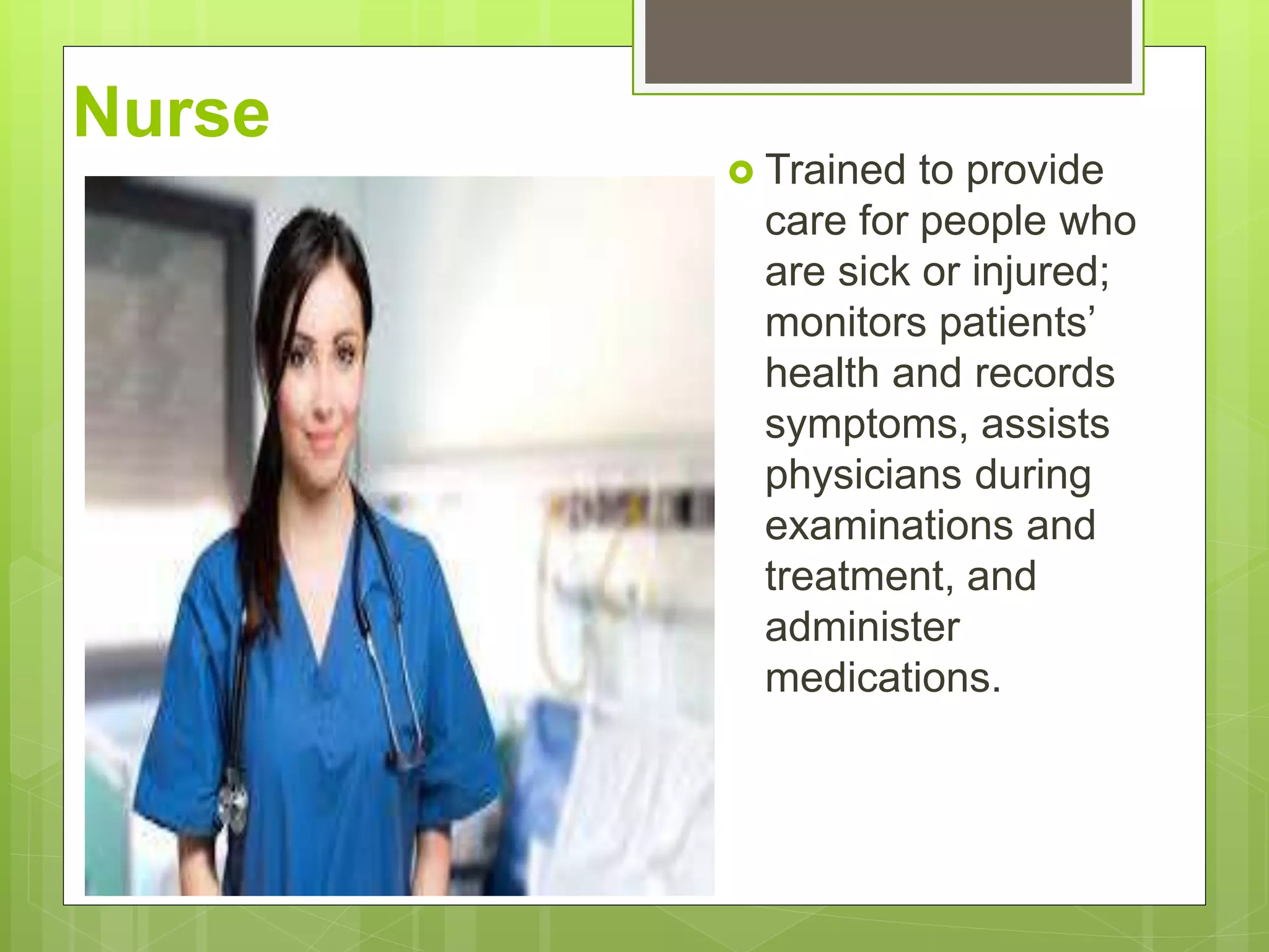 Planning for a health career | PPTX