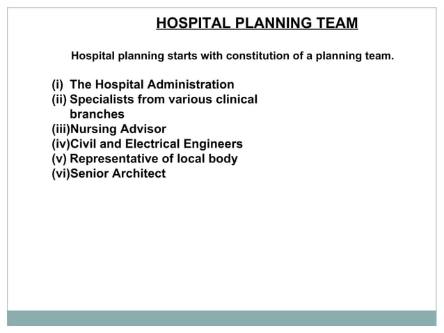 Planning for New Hospital | PPT | Healthcare Industry | Industries