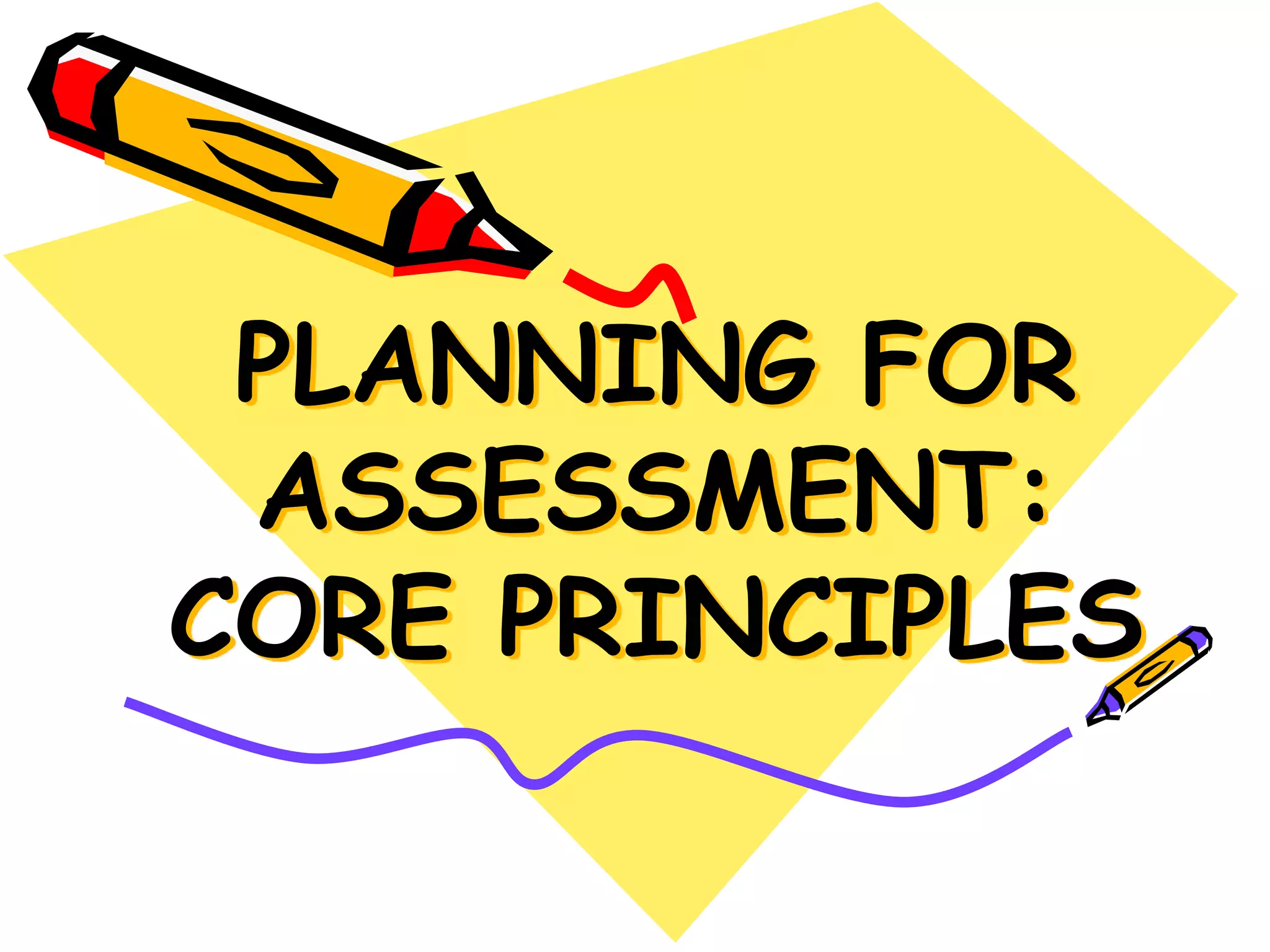 Planning for assessment | PPTX