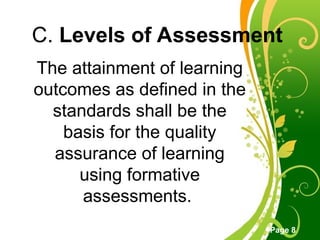 Planning for Assessment Core Principles.ppt
