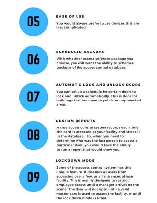 Planning for a successful access control system installation | PDF