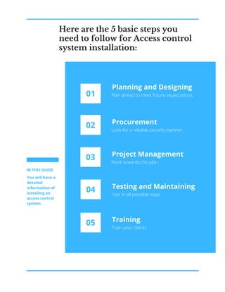 Planning for a successful access control system installation | PDF