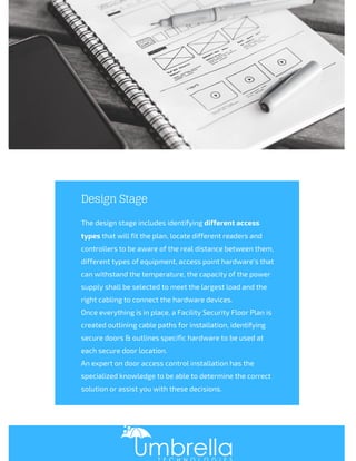 Planning for a successful access control system installation | PDF