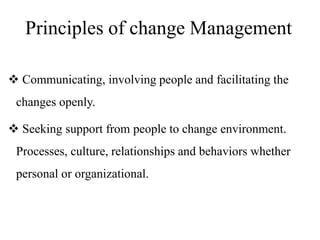 planning for change nursing Management ppt | PPTX