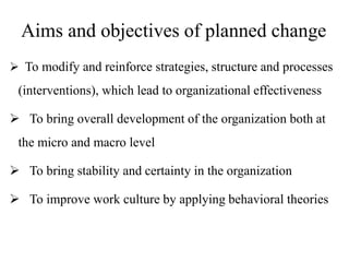 planning for change nursing Management ppt | PPTX