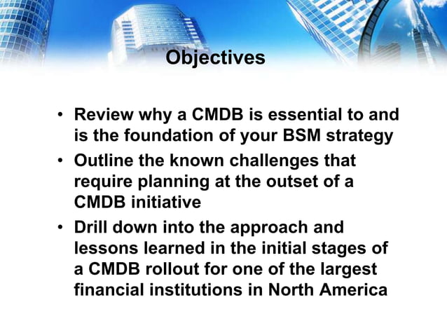 Effectively Planning for an Enterprise-Scale CMDB Implementation | PPTX