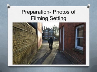 Planning for cycle shoot | PPT