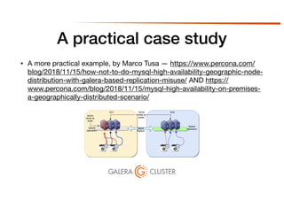 Planning for Disaster Recovery (DR) with Galera Cluster | PPT