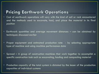 Planning for Earthwork in Construction Projects | PDF