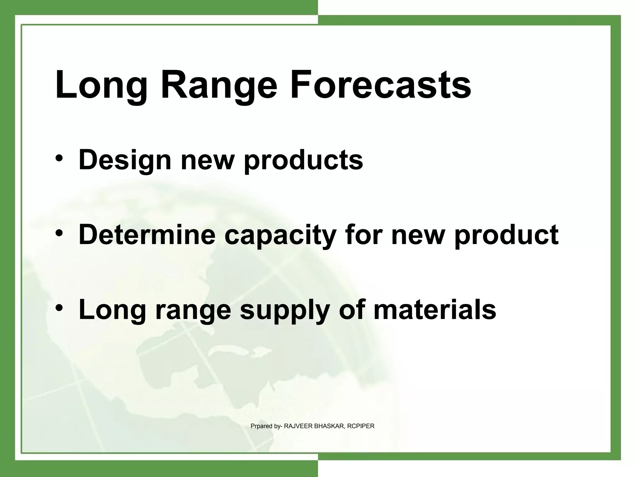 Planning & forecasting1 | PPT