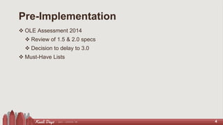 Implementing OLE at Penn | PPT