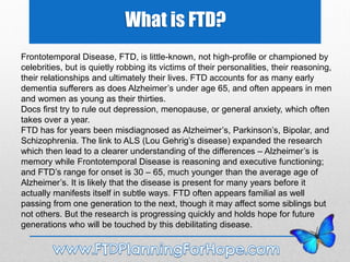 FTD - The Other Dementia | PDF | Brain and Nervous System Disorders ...