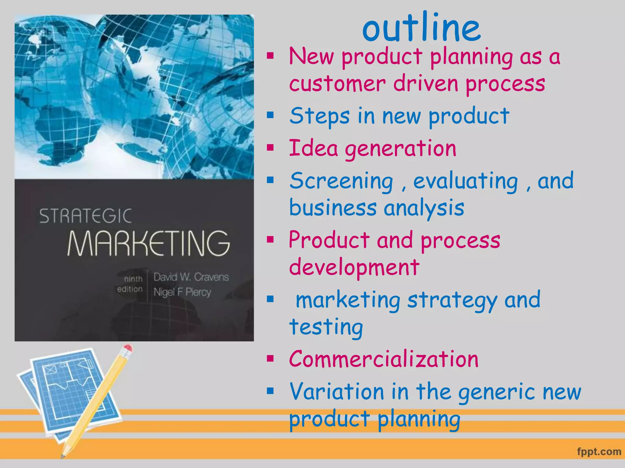 Planning for new product | PPTX