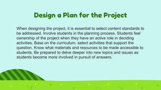 Planning for PBL Implementation session 2.pptx | Educational Assessment | Education