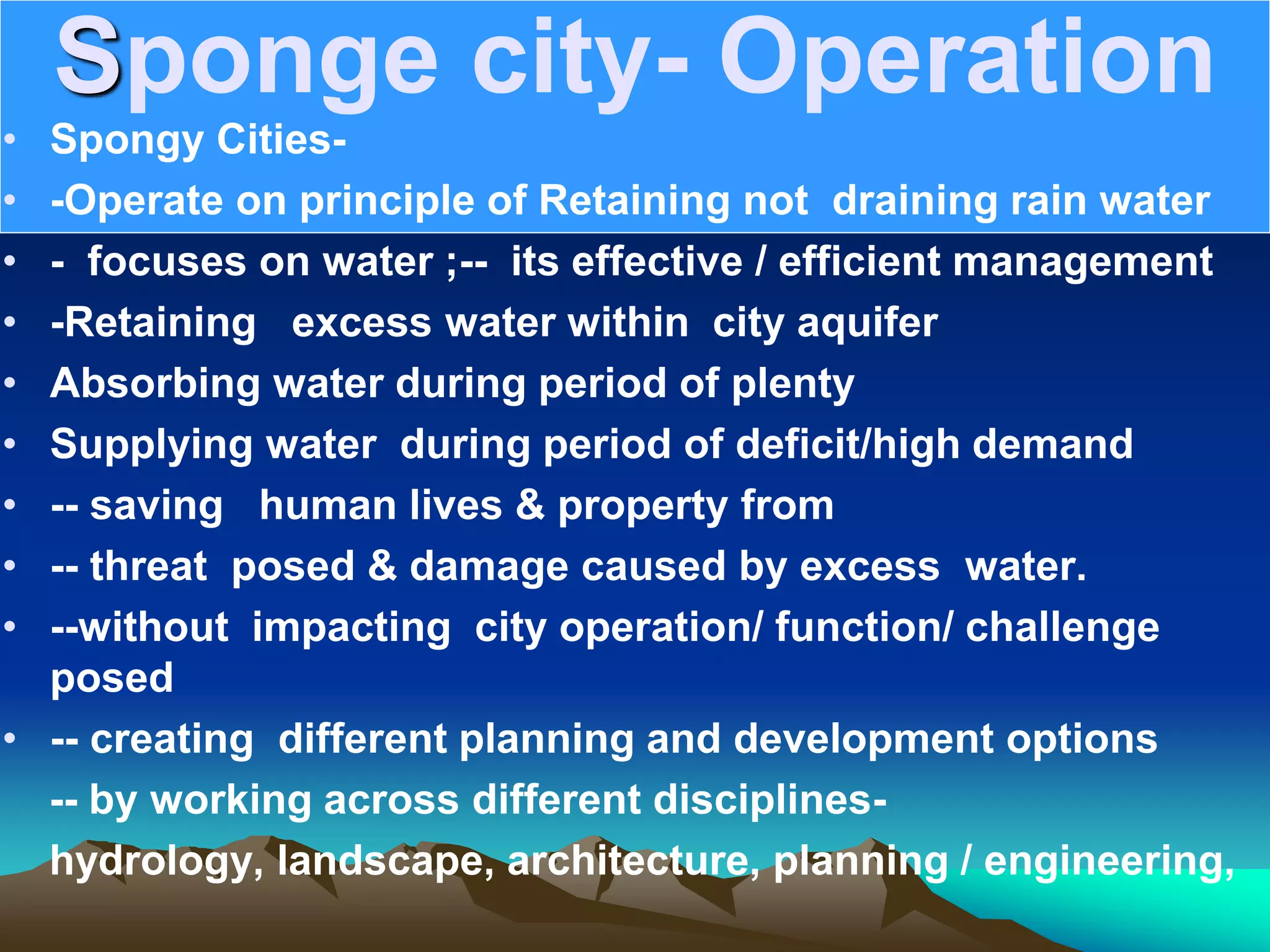 Planning for Spongy Cities.ppt