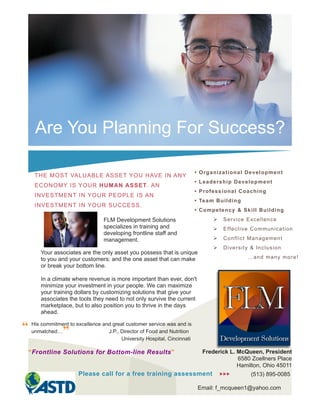Planning For Success | PDF