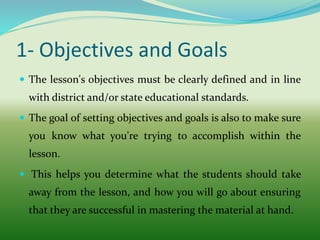 Planning for teaching | PPT