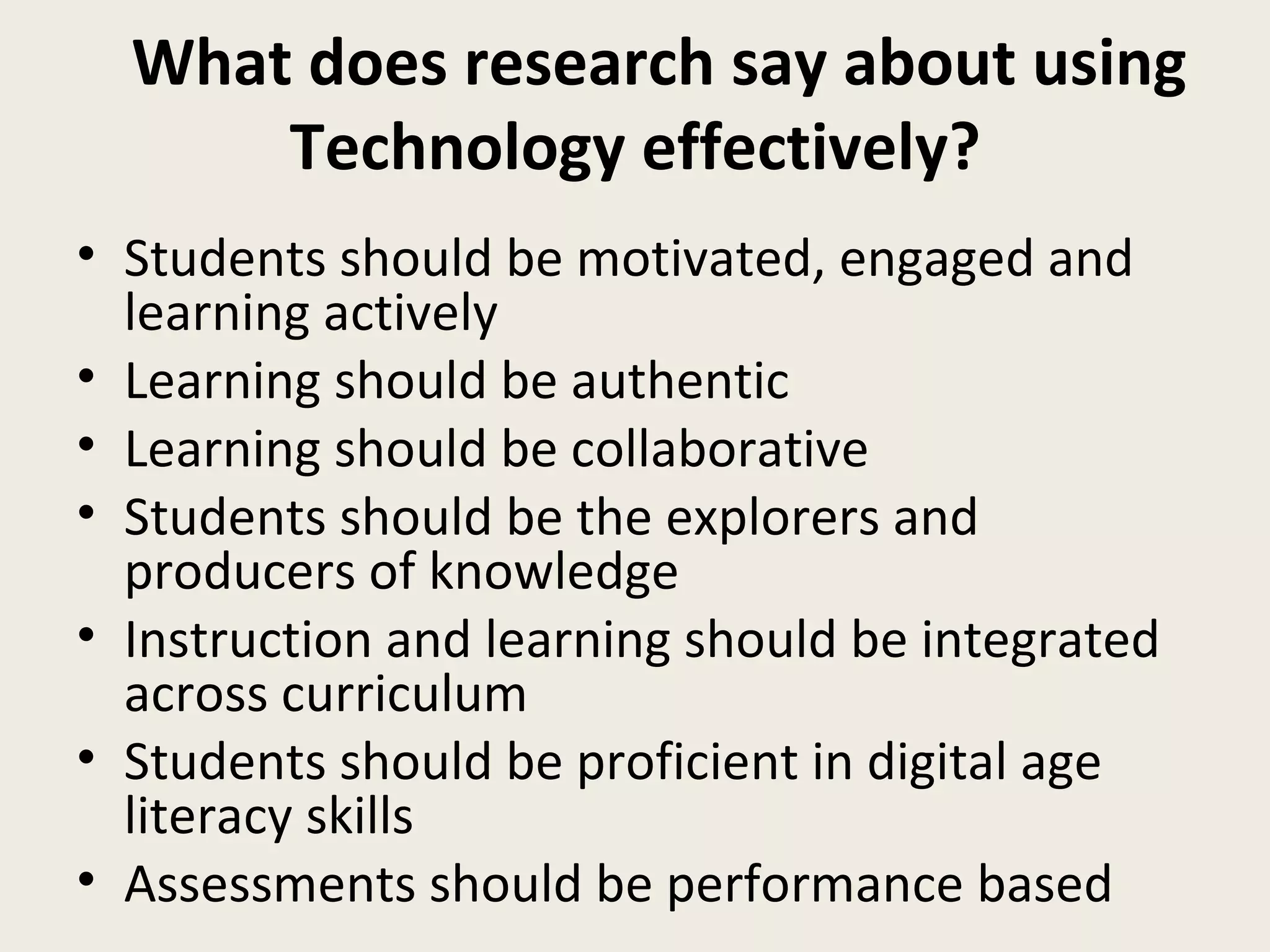 Planning For Technology Integration | PPT