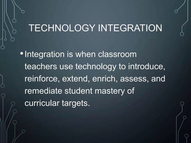 Planning for technology integration in the classroom | PPT