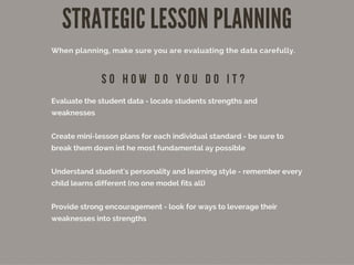 Planning for that Struggling Student by Michael G. Sheppard | PDF
