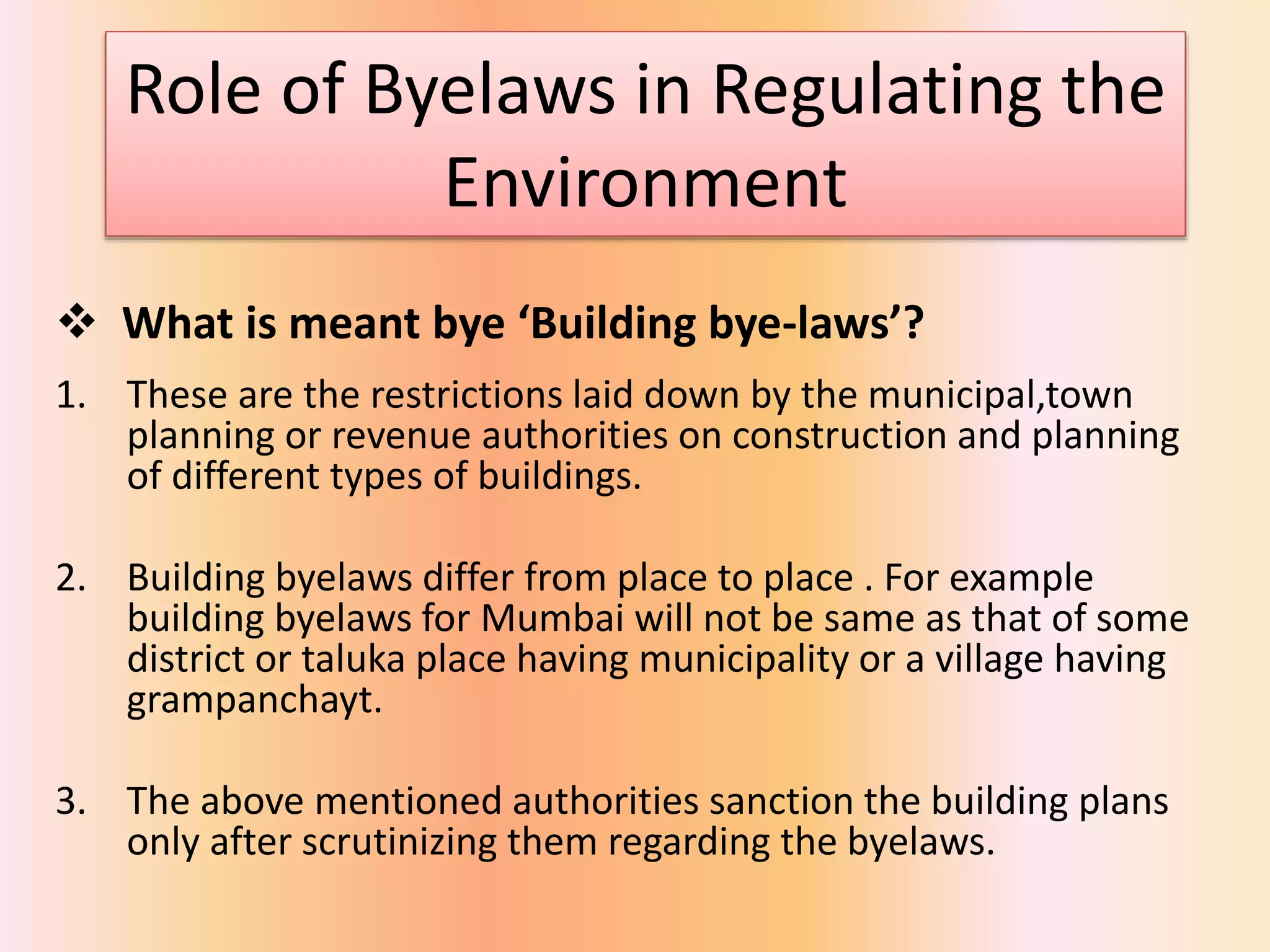 Planning for the built environment ppt | PPTX