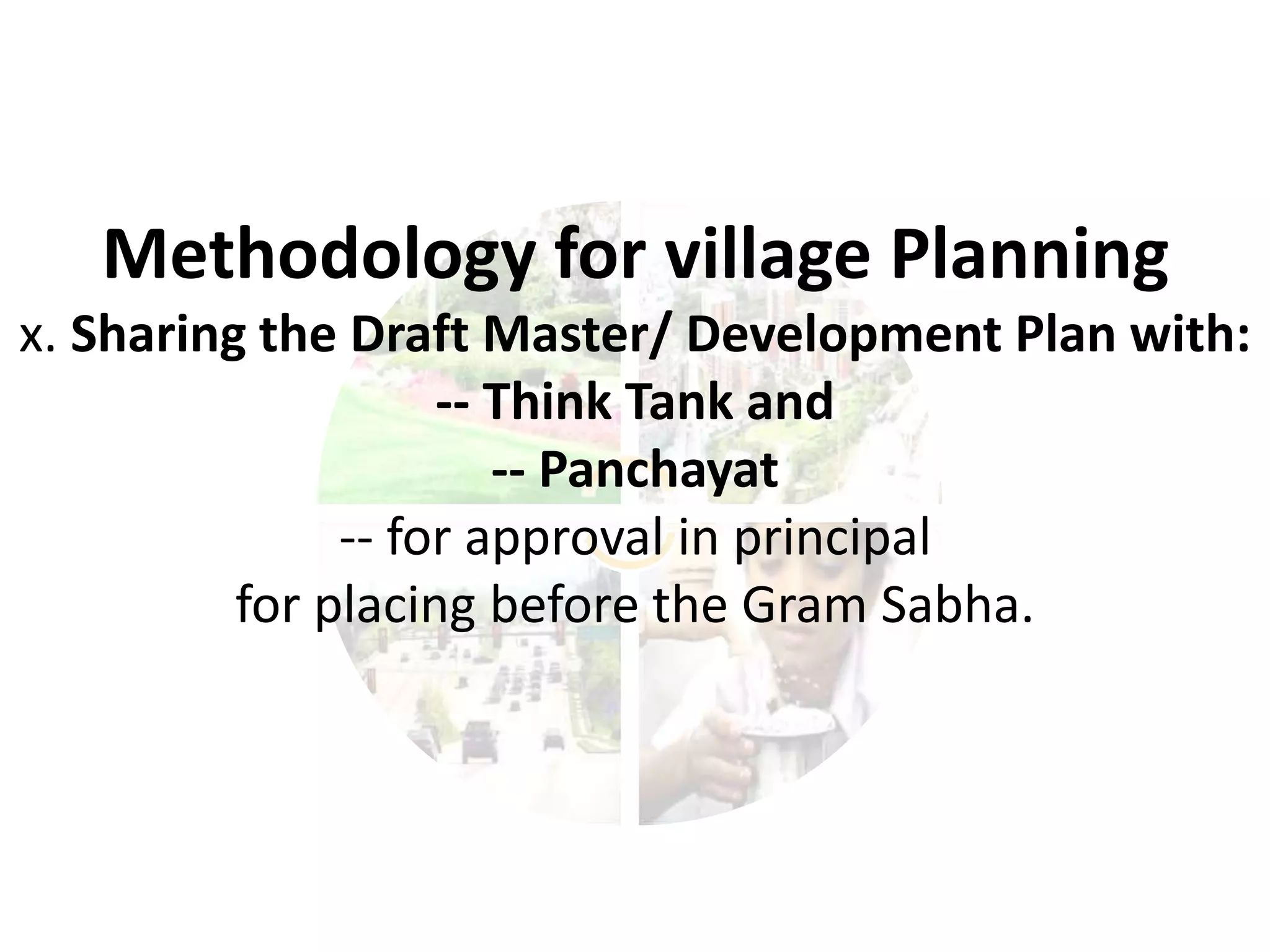 Planning for village development | PPTX