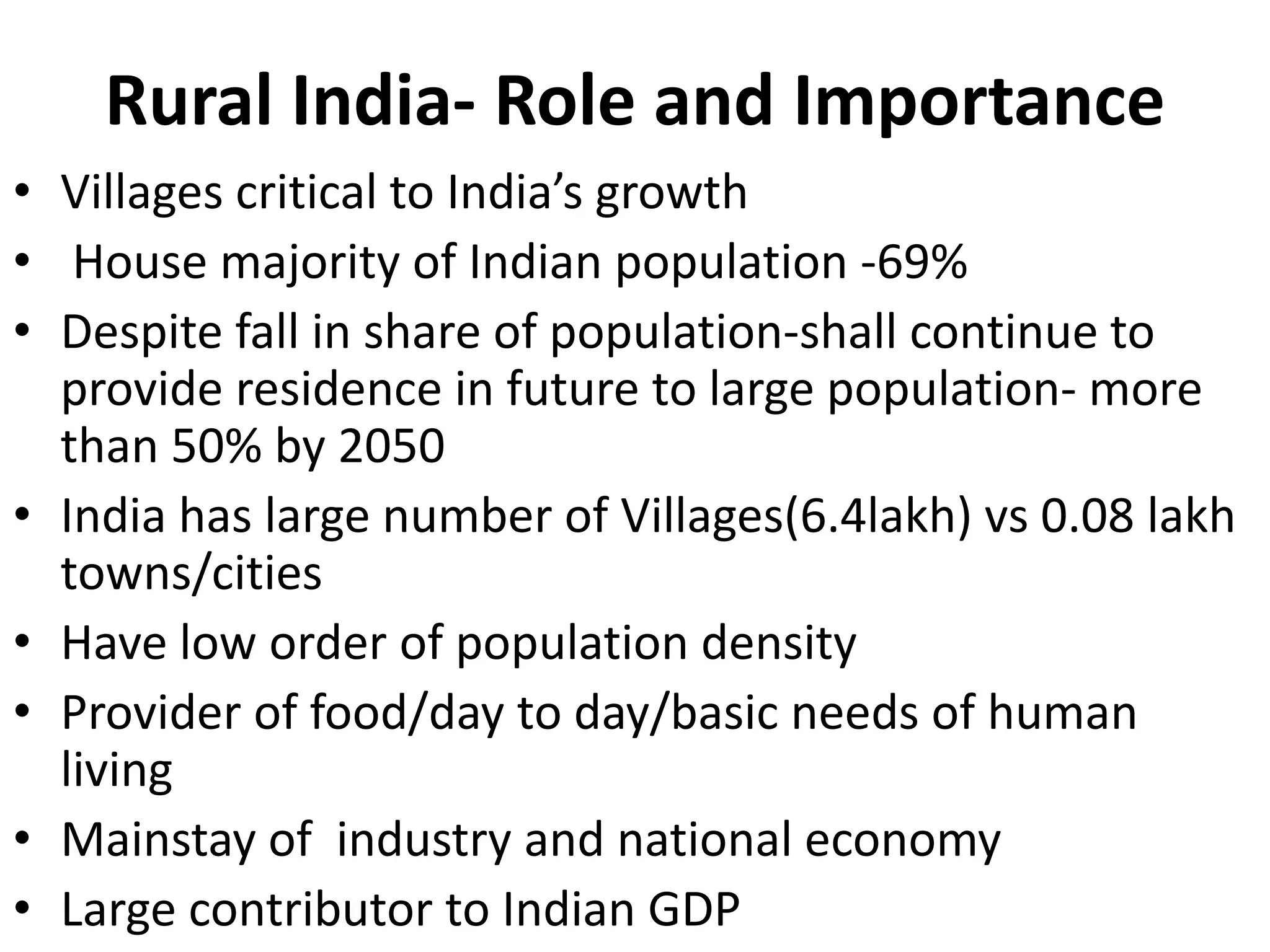 Planning for Village development | PPTX