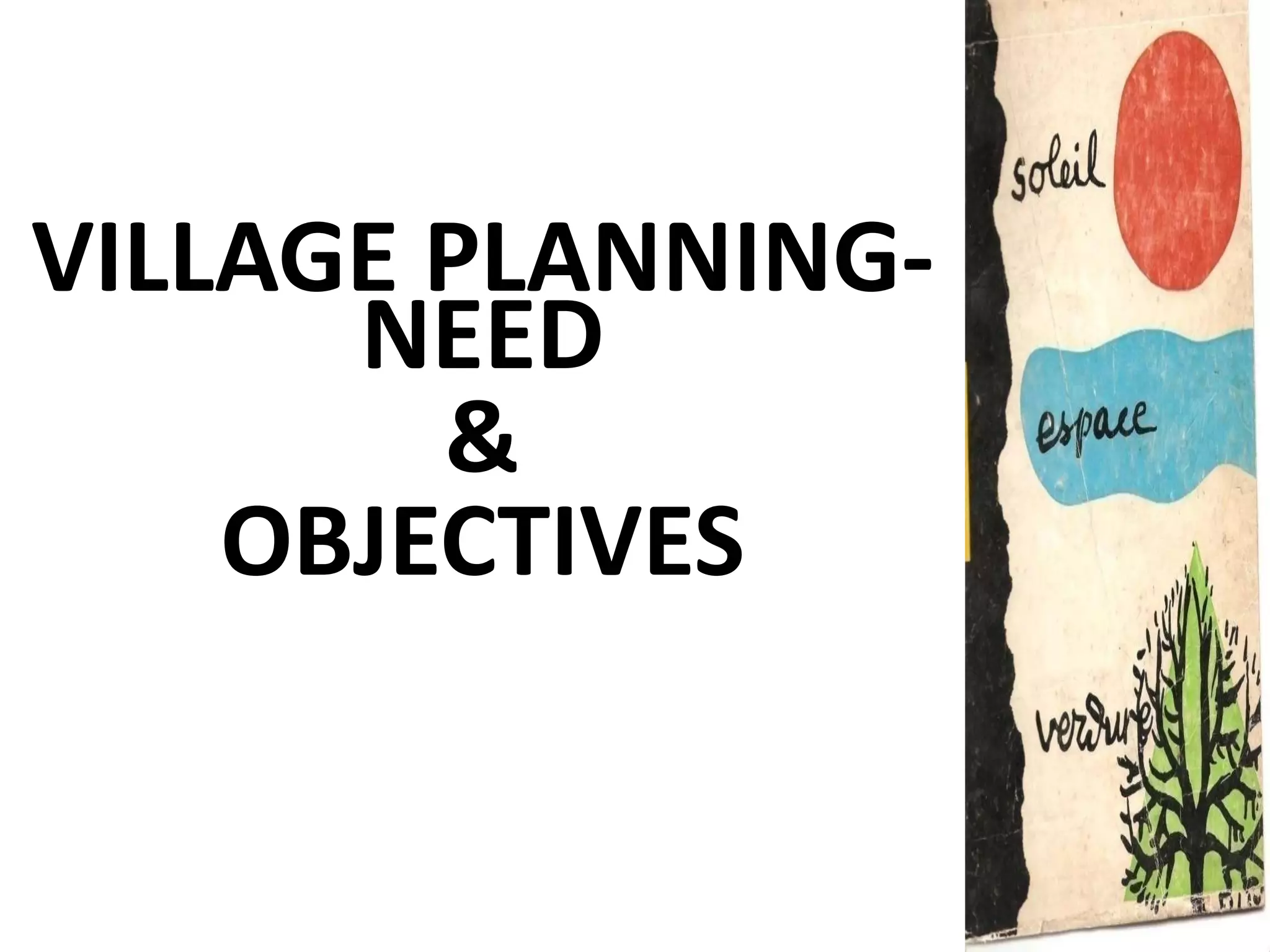 Planning for Village development | PPTX