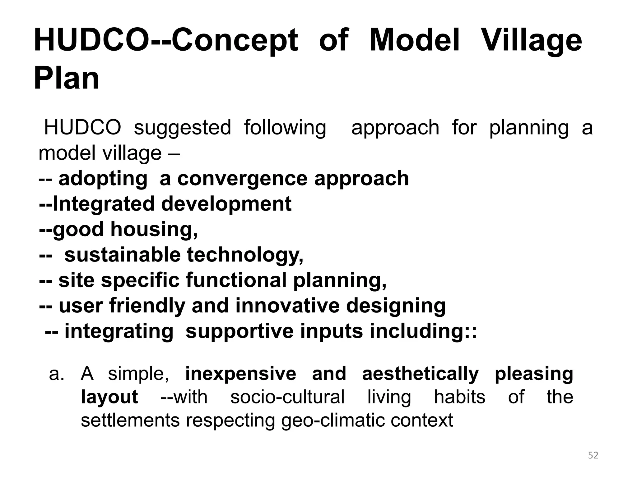 Planning for Village development | PPTX