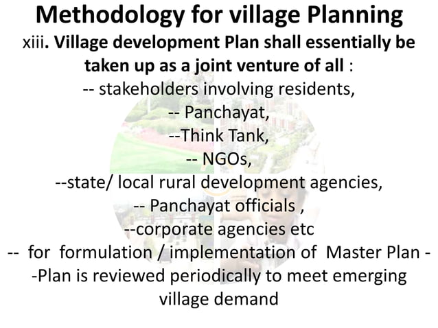 Planning for Village development | PPTX