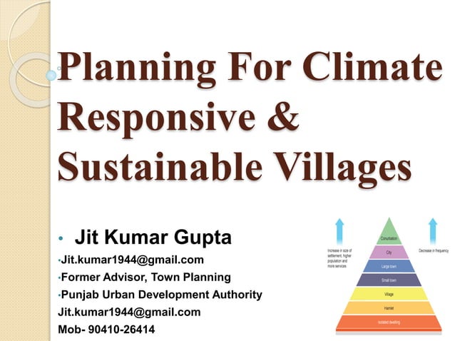 Planning for villages- | PPT