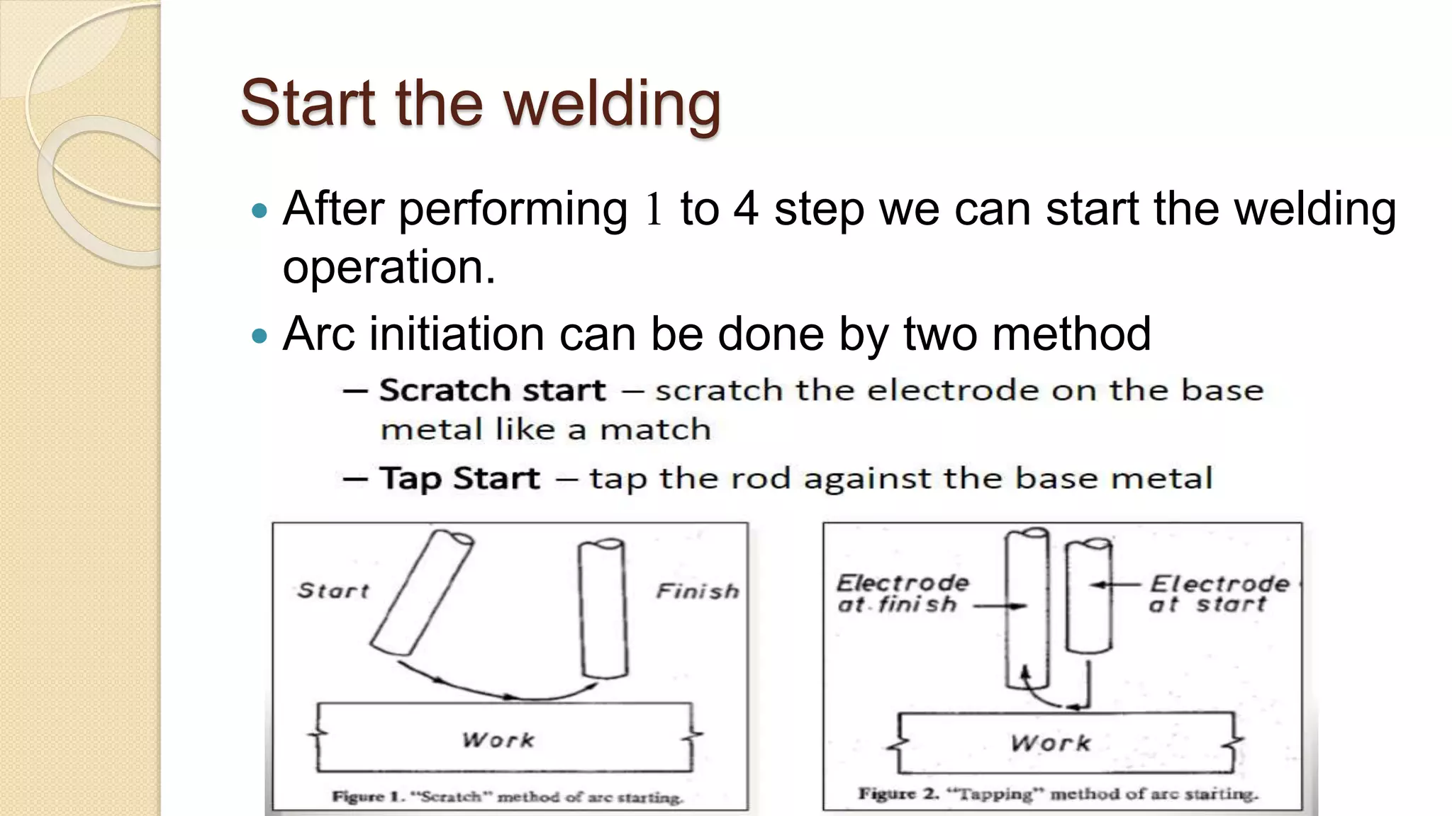 Planning for welding operations preparation for smaw welding operation ...