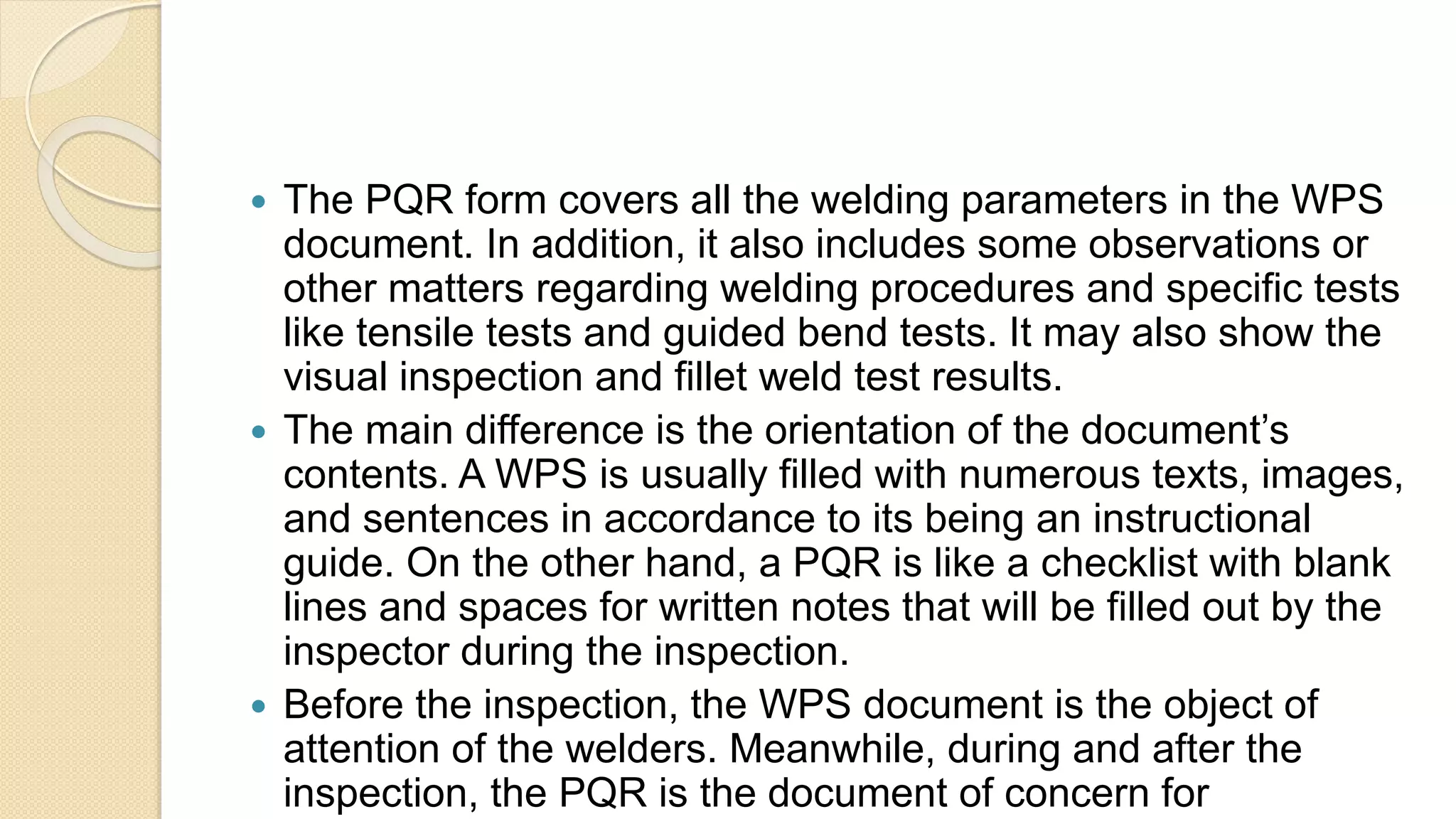 Planning for welding operations preparation for smaw welding operation ...