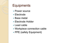 Planning for welding operations preparation for smaw welding operation ...