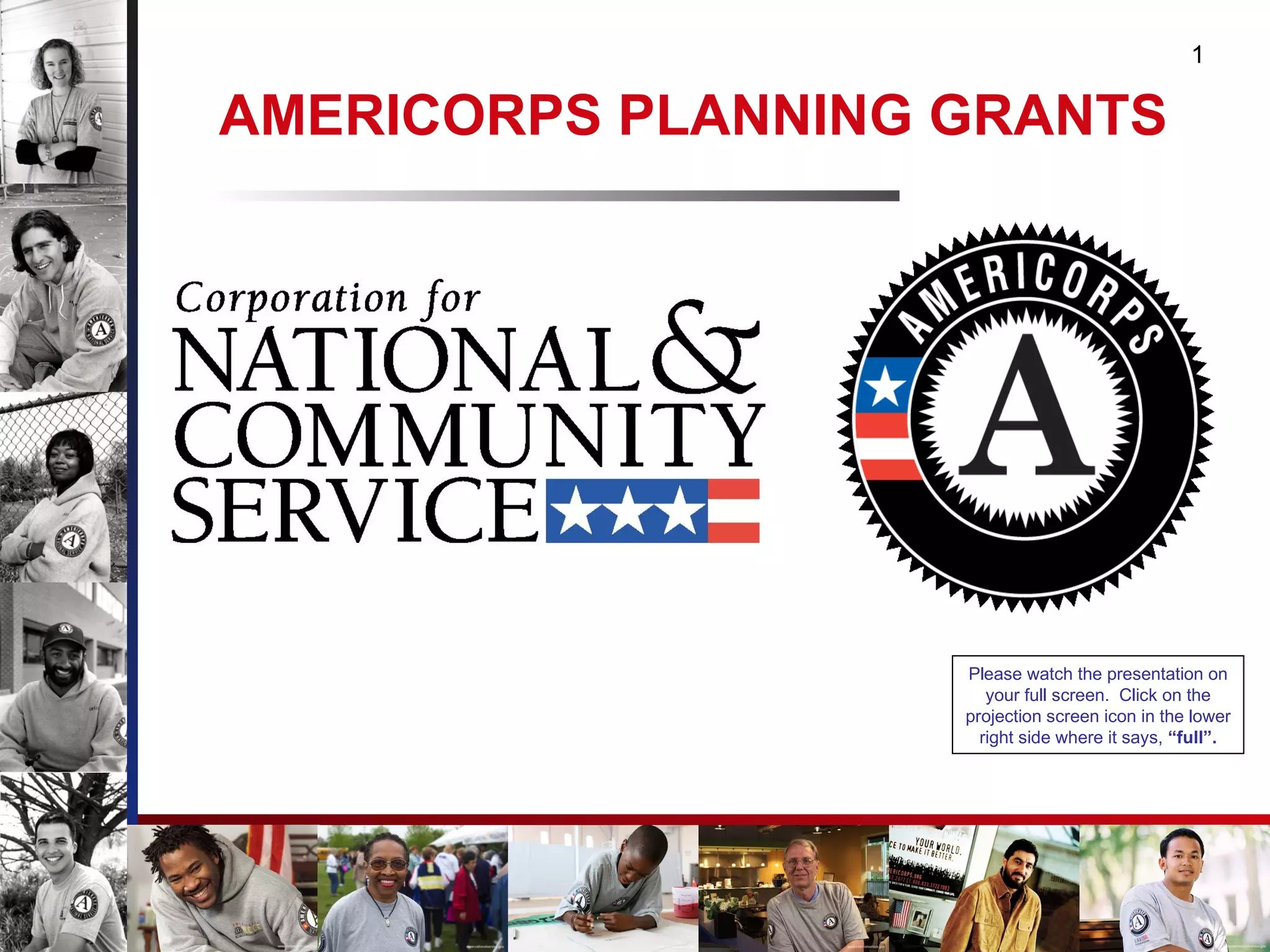 AmeriCorps Planning Grants 101 | PPT