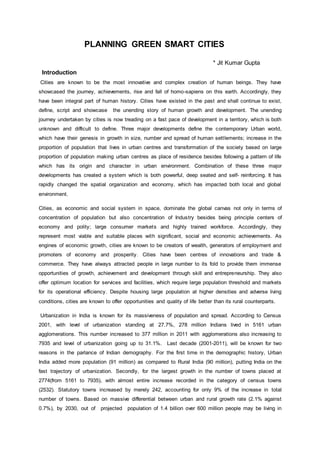 Planning green smart cities (autosaved) | DOCX