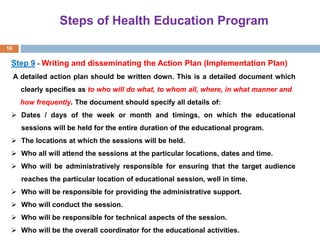 Planning he program | PPTX
