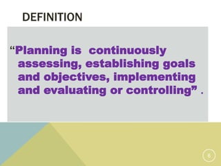Planning | PPT