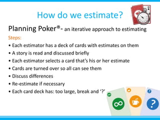 Introduction to Agile Estimation & Planning | PPTX