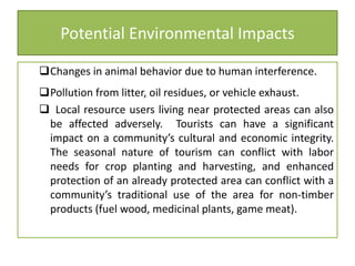 Planning in eco tourism | PPTX