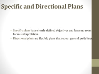 Planning in management | PPTX