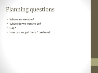 Planning in management | PPTX