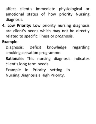 Planning in nursing | PDF