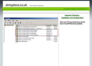 How to install Hyperion Planning - Part 5 Planning Install | PPT
