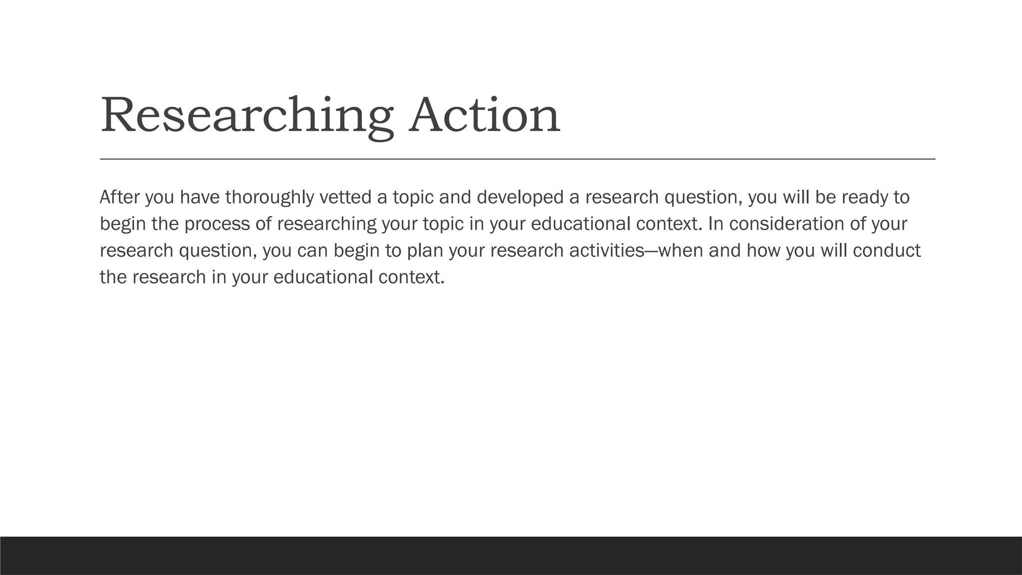 Planning in steps of classroom action research,.pptx | Free Download