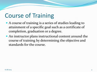 Planning instructional Activities- Fundamentals of Instruction | PPTX