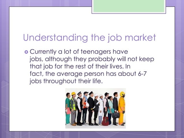 Planning: Understanding the job market | PPT