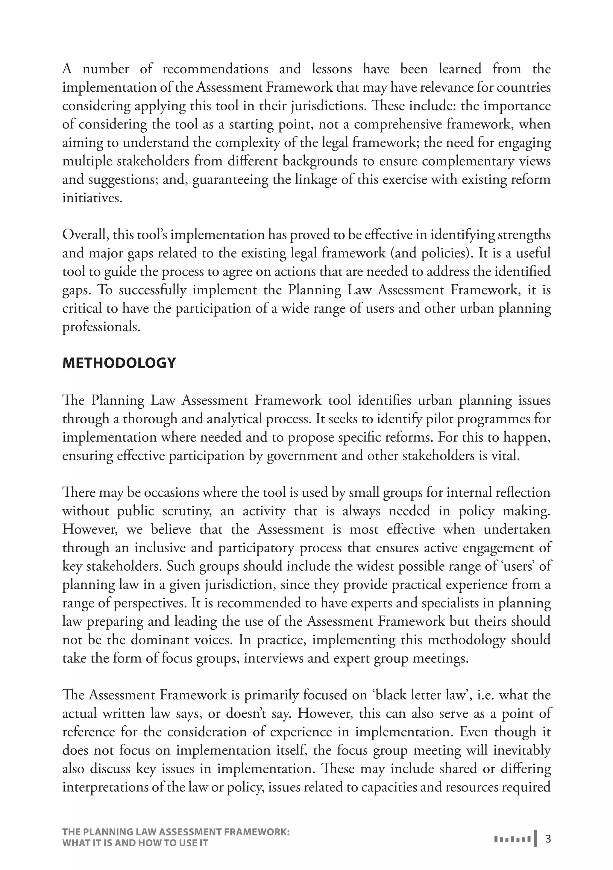 Planning Law Assessment Framework | PDF