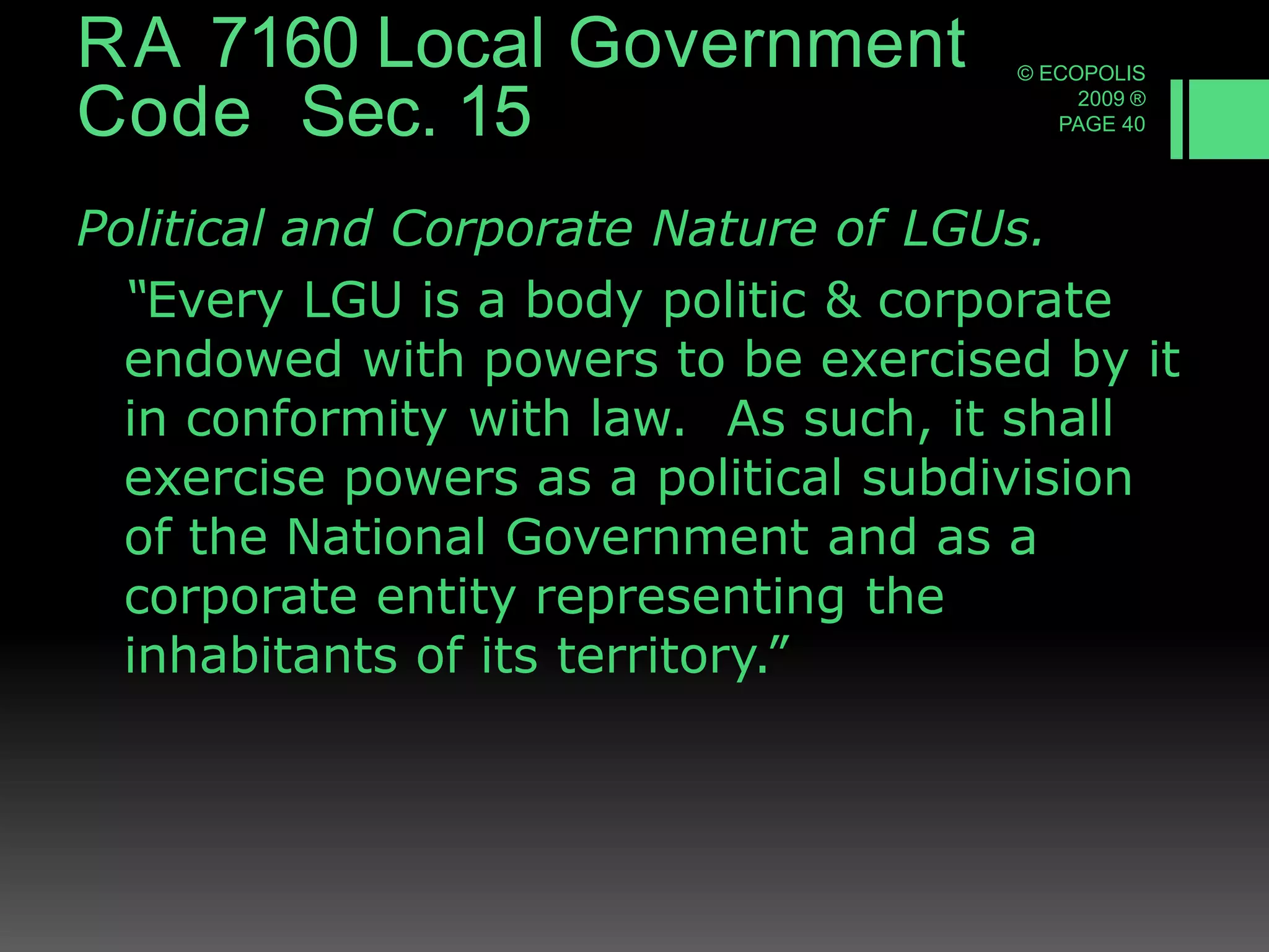 Planning Law, Constitution, LGC, and Plann.pptx